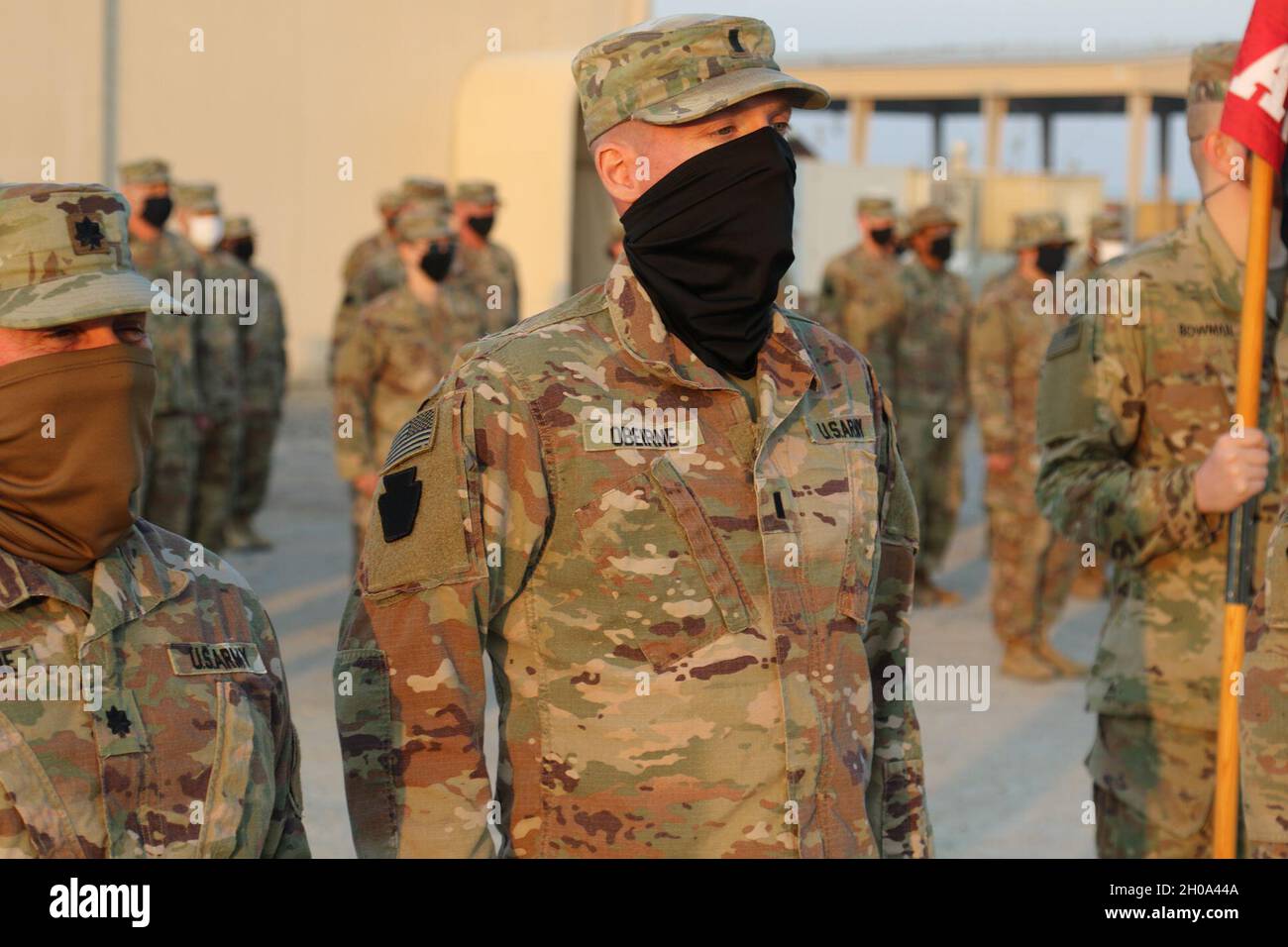 U.S. Soldiers with Headquarters and Headquarters Company, 28th ...