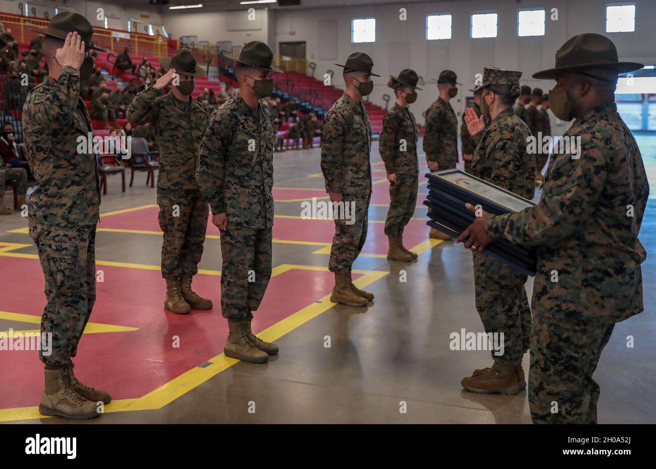 Drill instructors are meritoriously promoted at the All-Weather ...