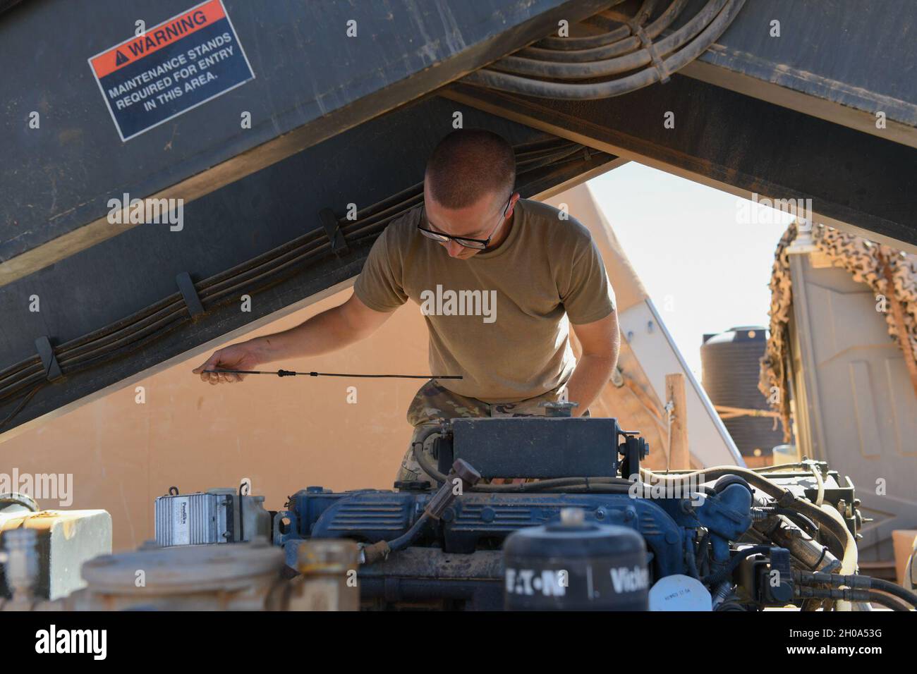 U.S. Air Force Senior Airman Ryan Davis, 724th Expeditionary Air Base ...