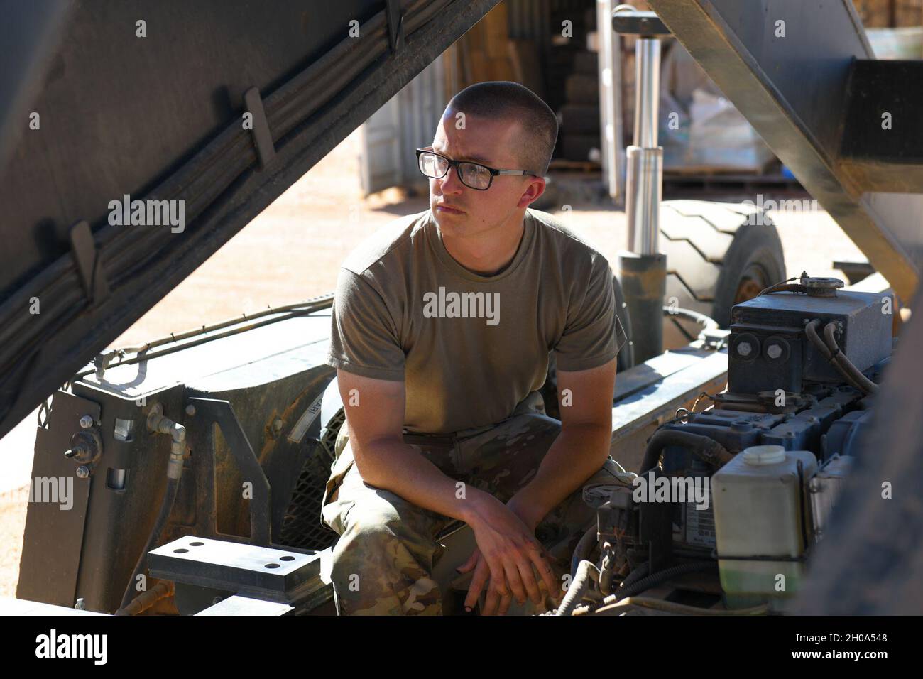 U.S. Air Force Senior Airman Ryan Davis, 724th Expeditionary Air Base ...
