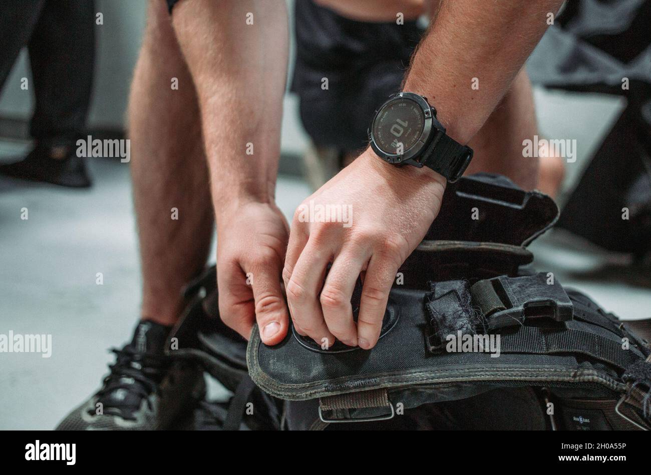 U.S. Marine Corps Sgt. Philip Schumacher, a radio telephone operator ...