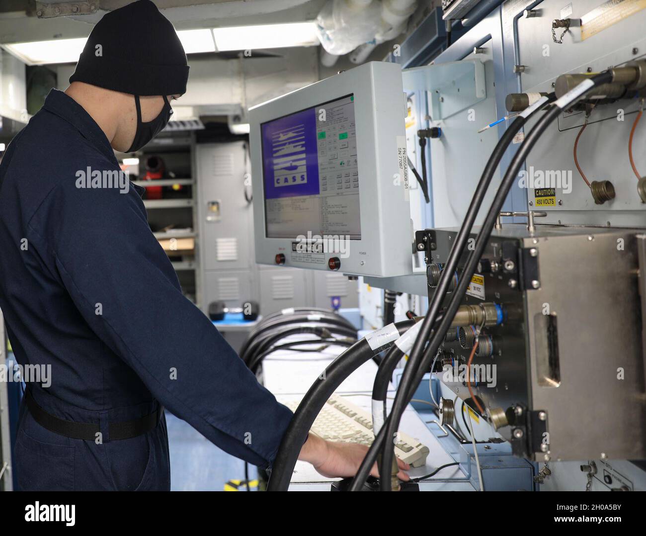 INDIAN OCEAN (Jan. 4, 2021) – U.S. Navy Aviation Electronics Technician ...