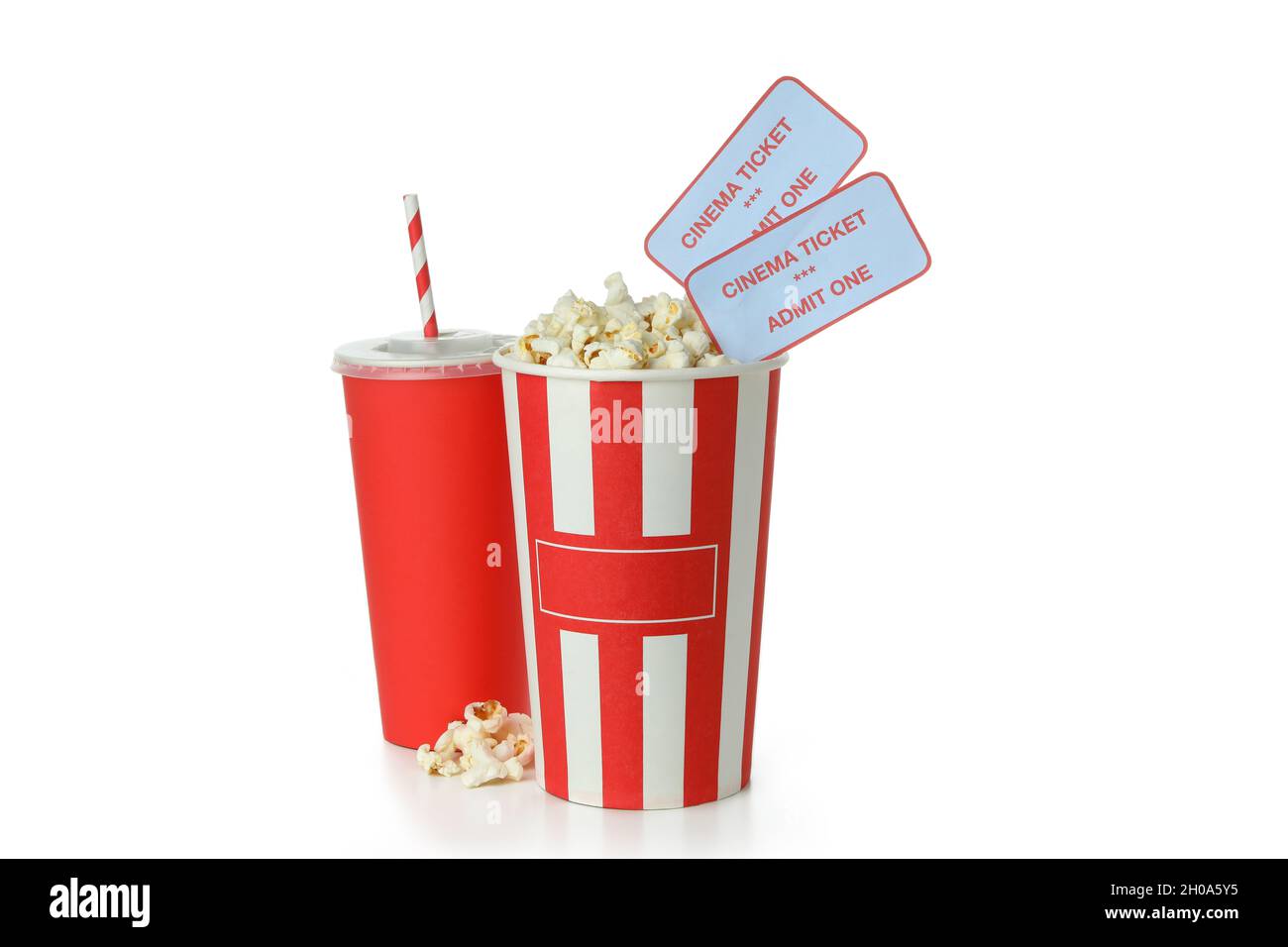 Pop corn tickets isolated hi-res stock photography and images - Alamy