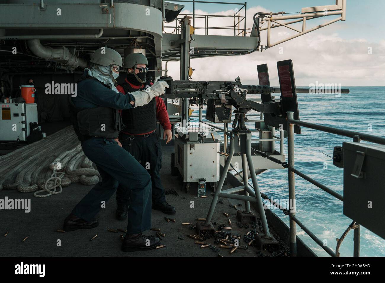 PACIFIC OCEAN (Jan. 5, 2012) Rear Adm. Doug Verissimo, commander ...