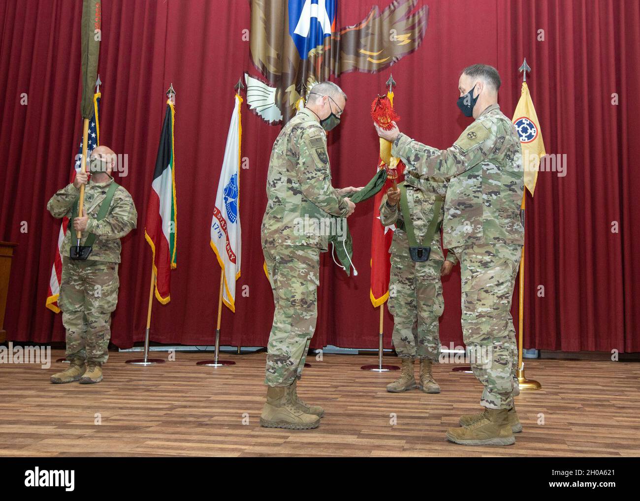 Brig. Gen. Justin Swanson (right), commanding general, 310th ...