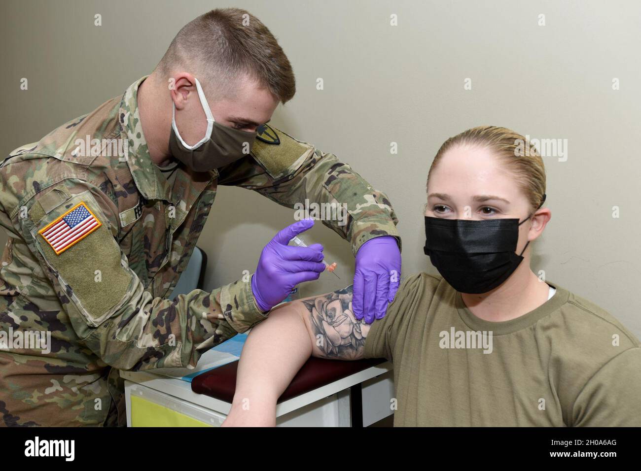 U.S. Army Spc. Virginia Monts, South Carolina National Guard 1-151st ...
