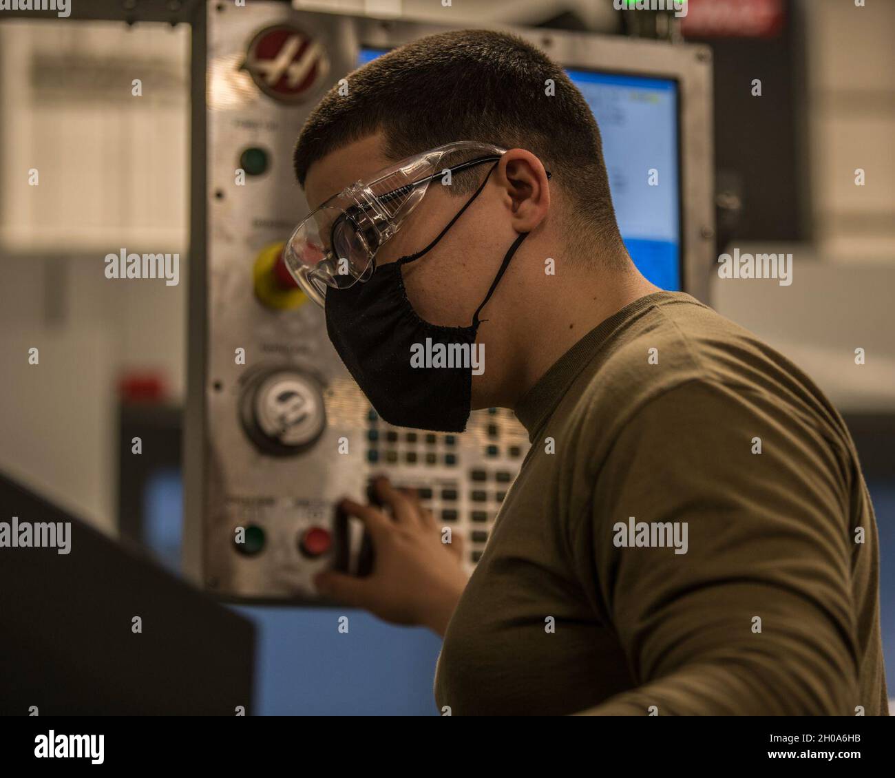 U.S. Air Force Senior Airman Alex Castillo, an aircraft metals technology journeyman with the ...