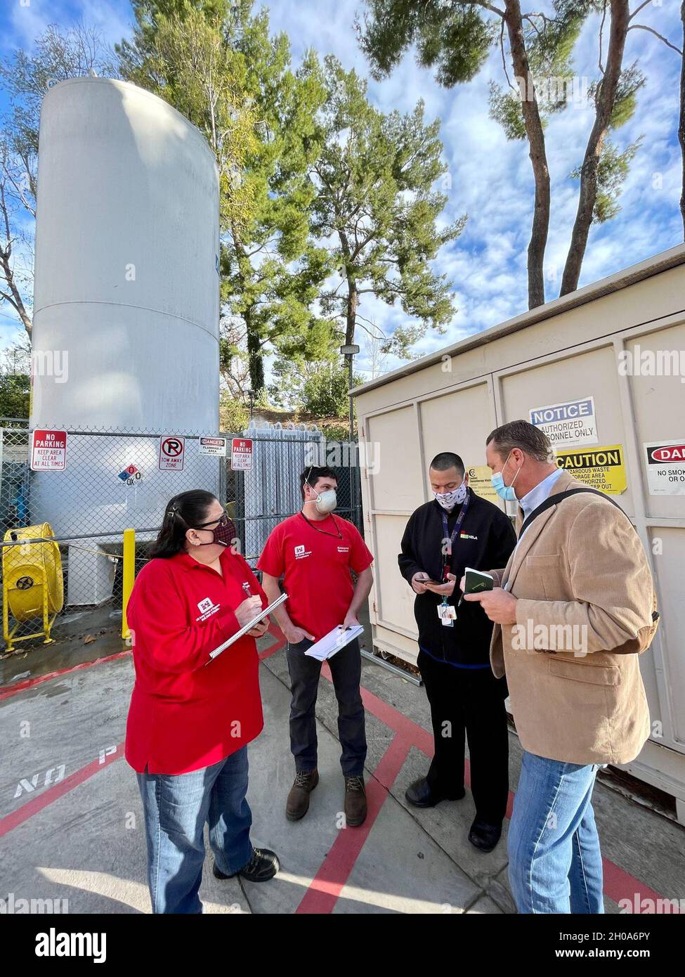 Three professionals with the U.S. Army Corps of Engineers Los Angeles ...