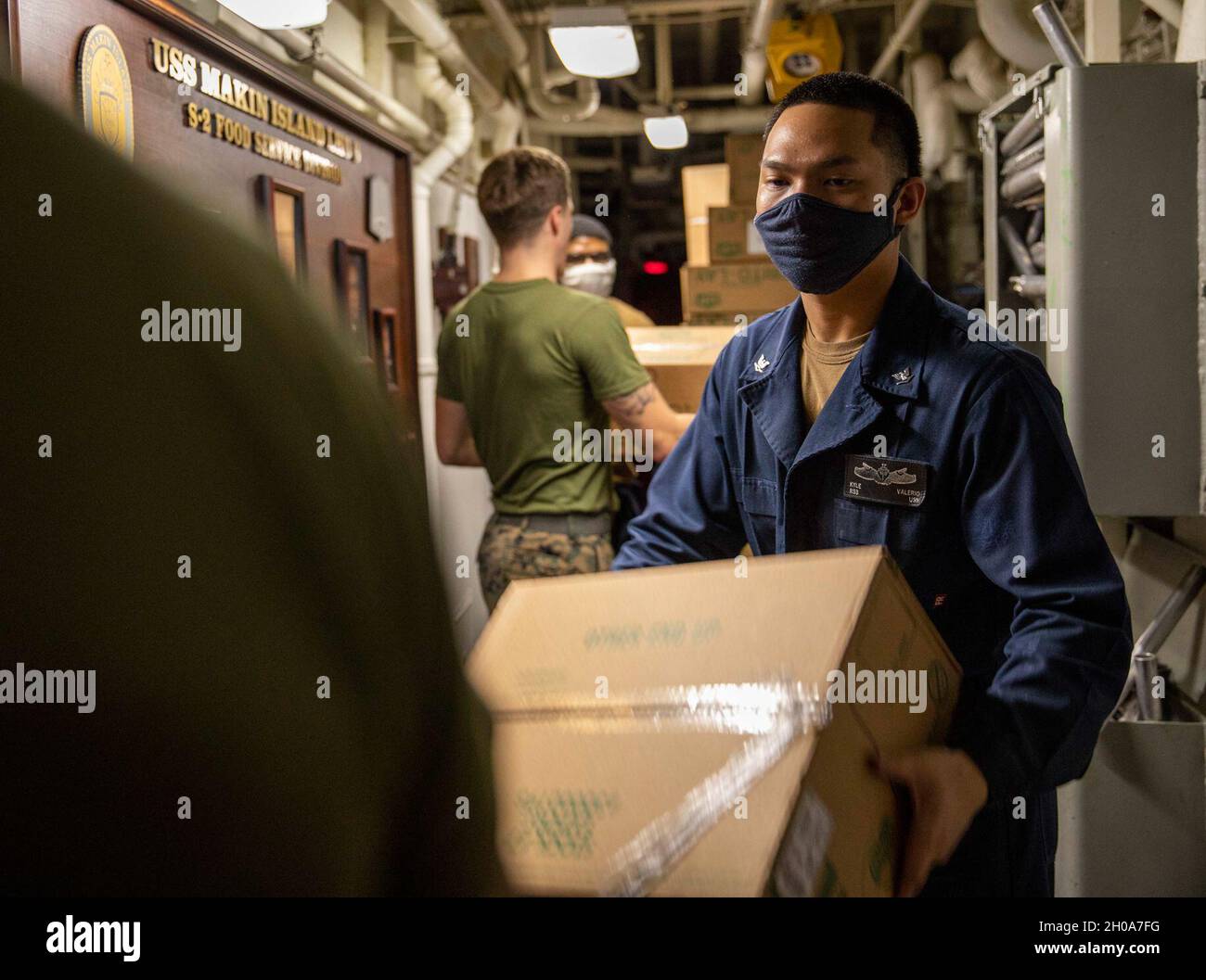 INDIAN OCEAN (Jan. 5, 2021) – U.S. Navy Retail Service Specialist 3rd ...