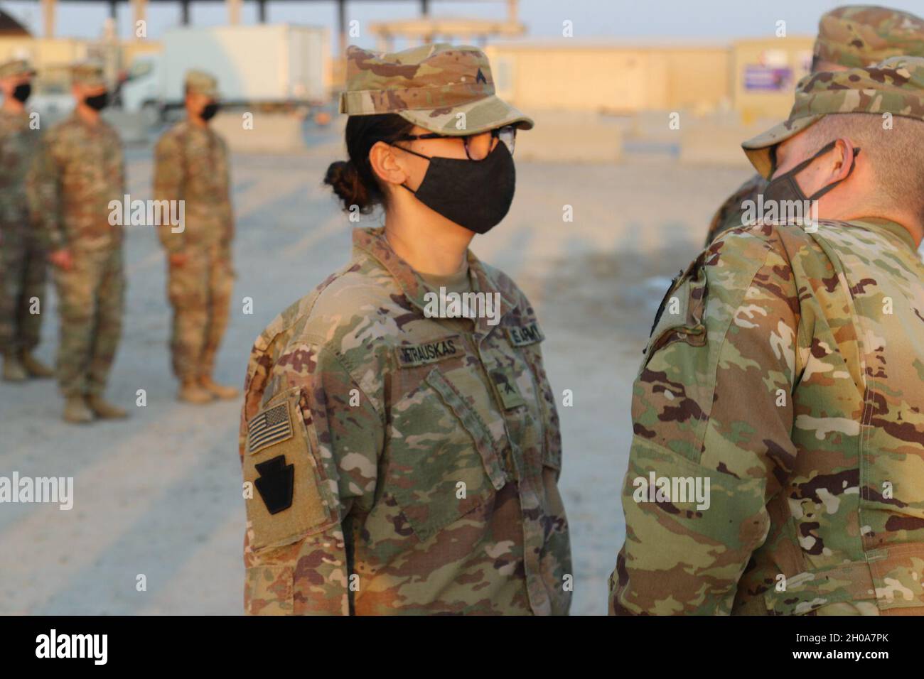 Shoulder sleeve insignia for wartime service hi-res stock photography ...