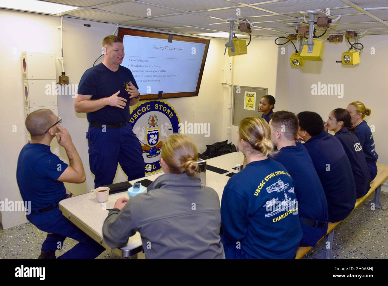 U.S. Coast Guard Chief Petty Officer Patrick Coppo, an independent duty ...