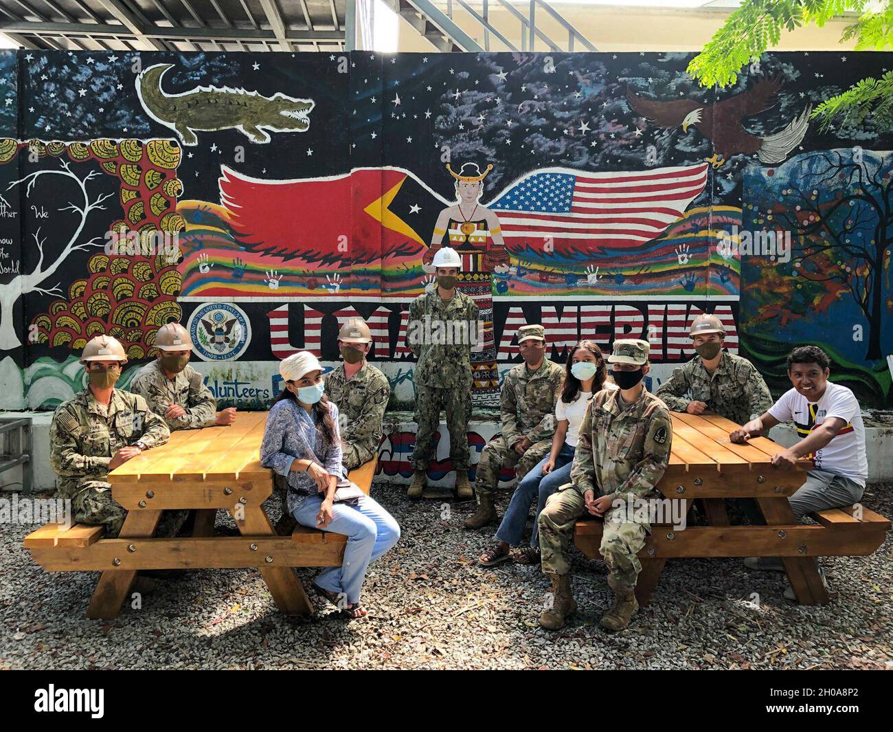 210106-N-UN063-1024 DILI, Timor-Leste (Jan. 6, 2021) Seabees assigned ...