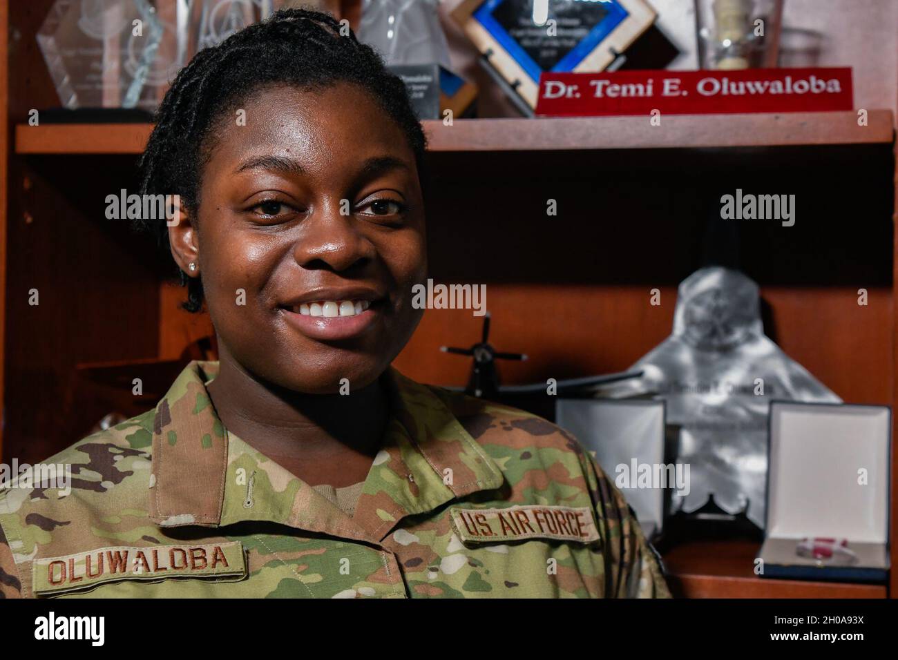 Capt. Temidire Oluwaloba, 45th Medical Group public health officer ...