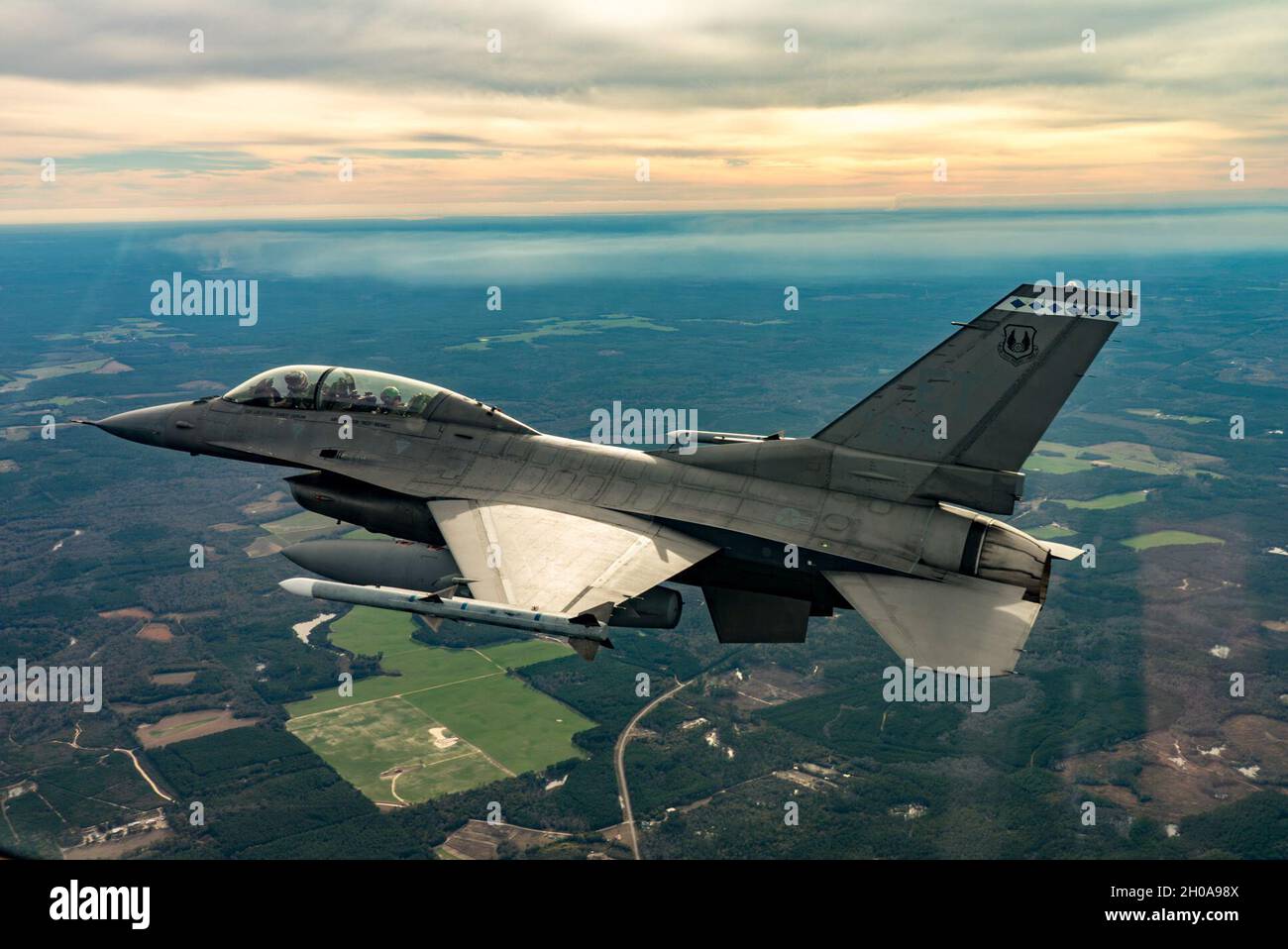Lt. Col. Mark Hanson and Lt. Col. Joe McGill with the 96th Test Wing ...