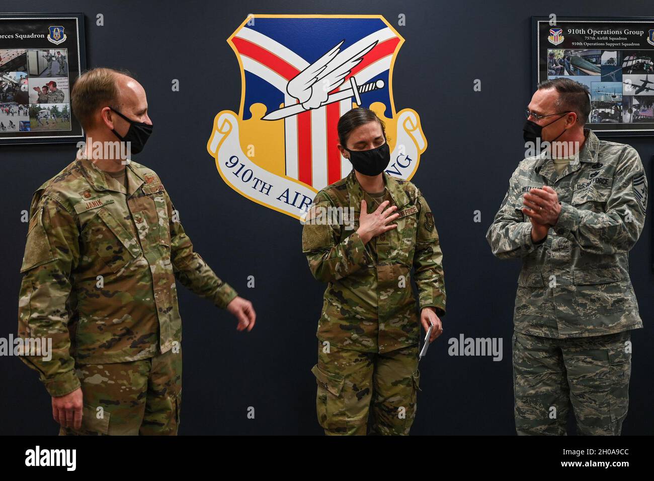 Senior Master Sgt. Jessica Syverson, assigned to the 910th Operations ...