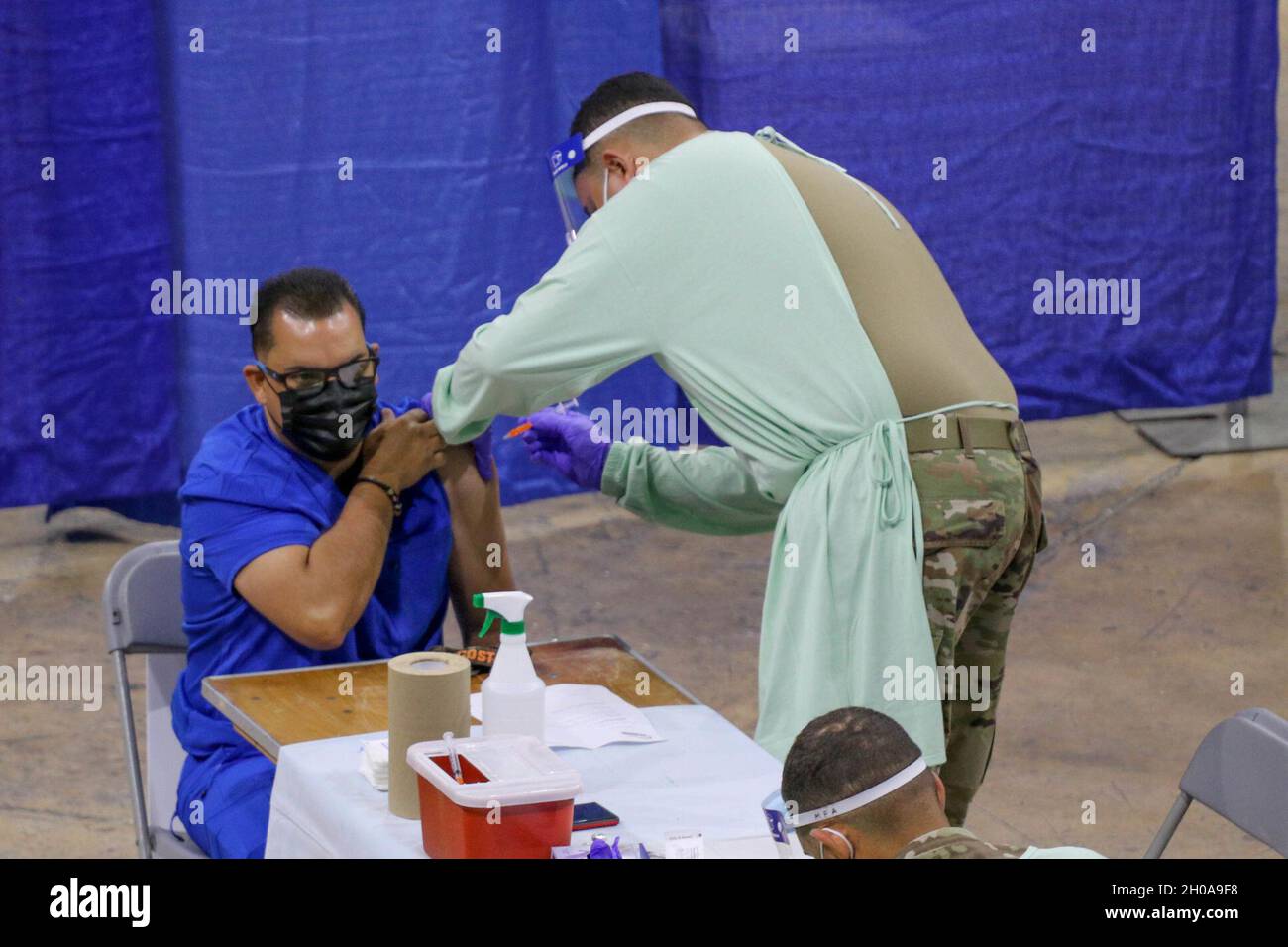 The Puerto Rico National Guard started operations at the Bayamón ...