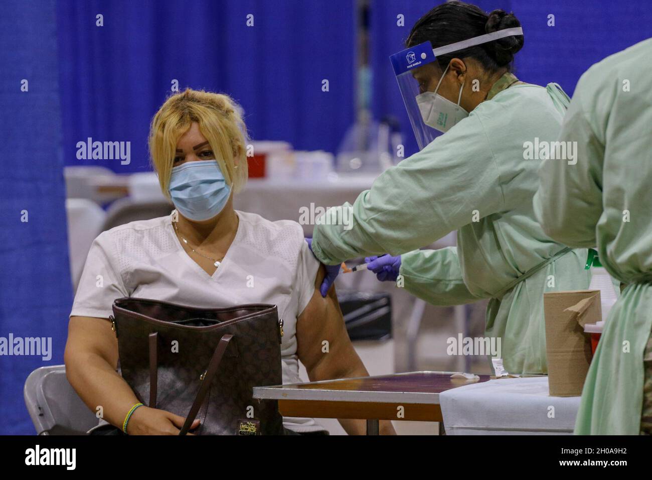 The Puerto Rico National Guard started operations at the Bayamón ...