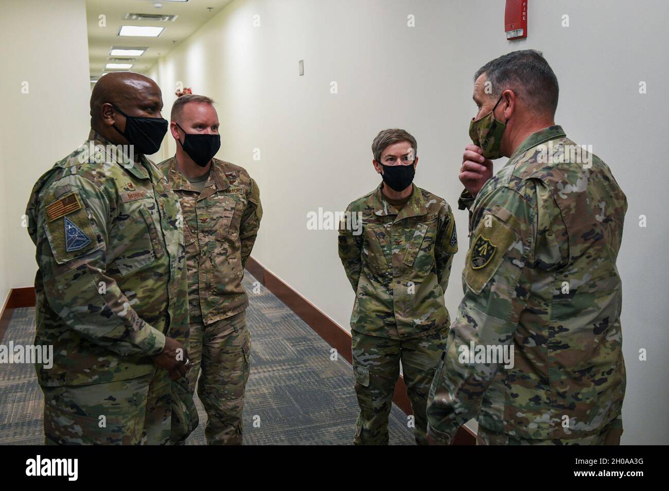 From left to right, U.S. Air Force Col. Devin Pepper, Buckley Garrison ...