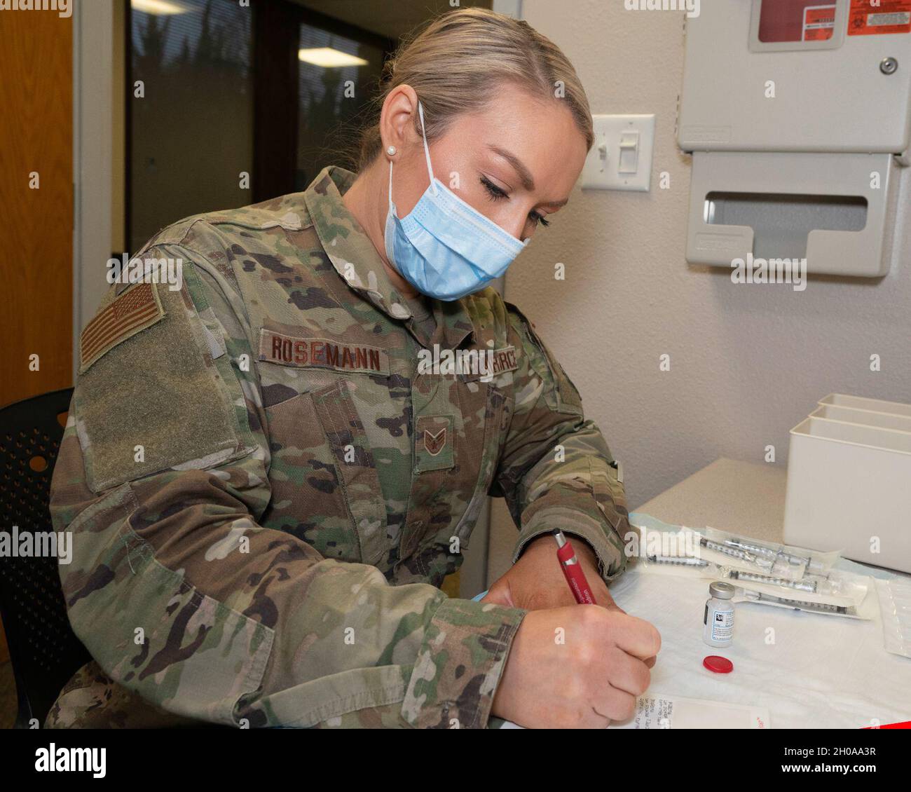 U.S. Air Force Staff Sgt. Kori Rosemann, non-commissioned officer in ...