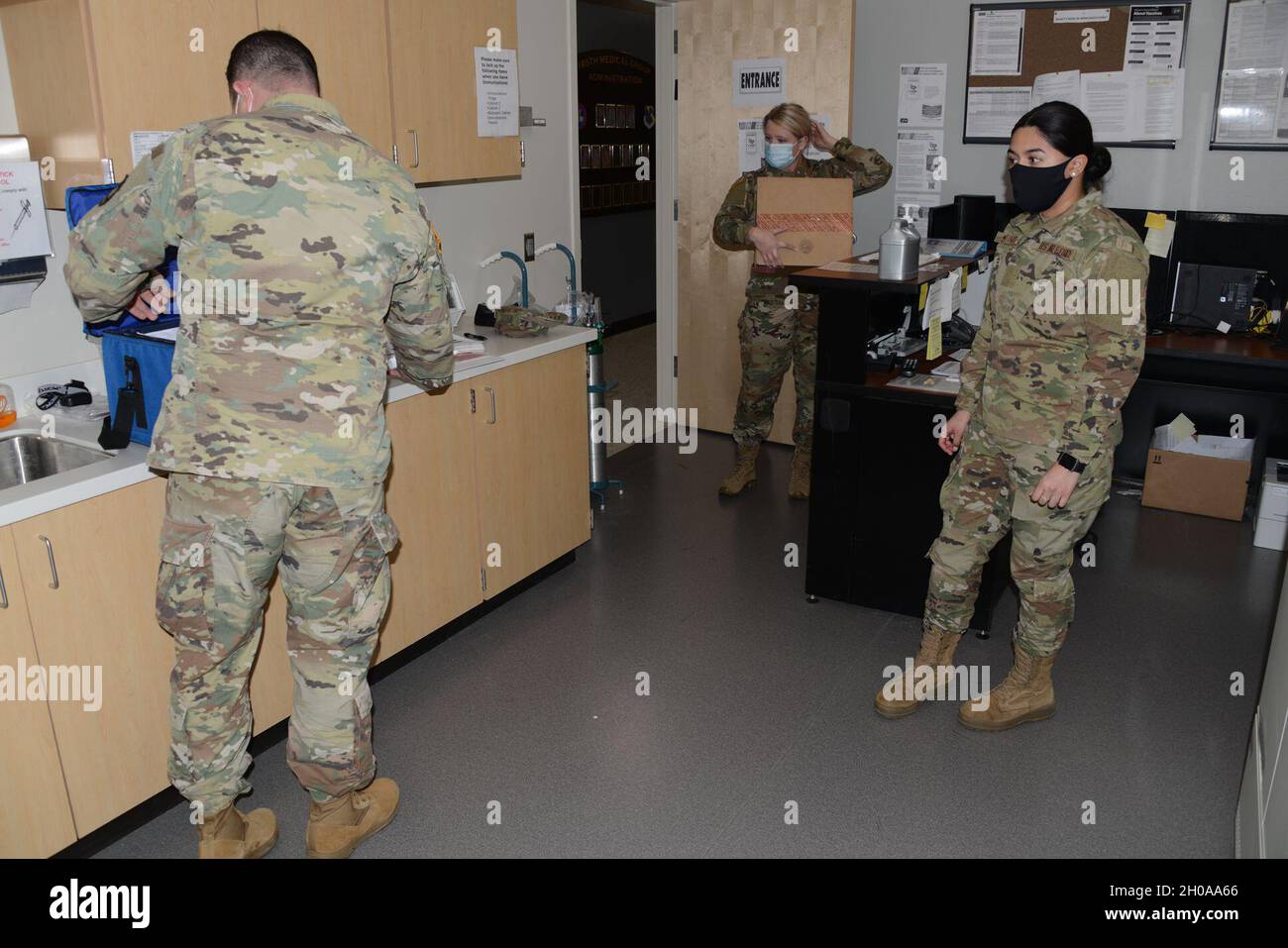 2nd Lt. John Wells, Iowa National Guard Medical Detachment from Camp ...