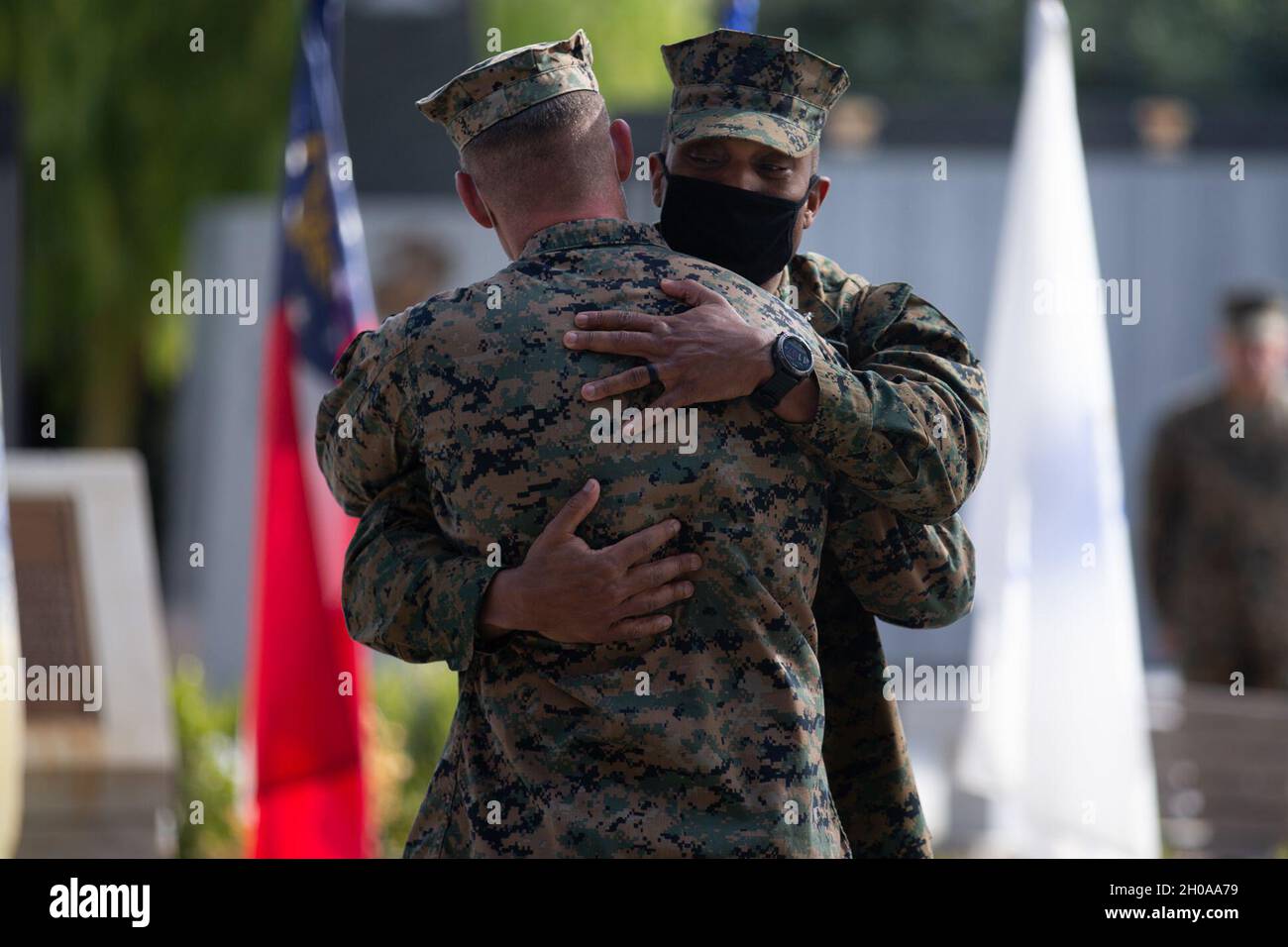 U.S. Marine Corps Lt. Col. Robert Jones, the incoming commanding ...