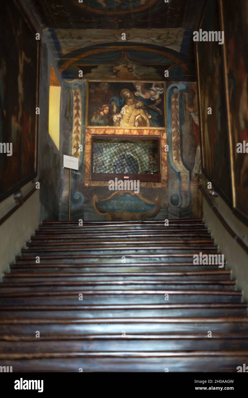 Scala Santa, Campli, Abruzzo, Italy, Europe Stock Photo - Alamy