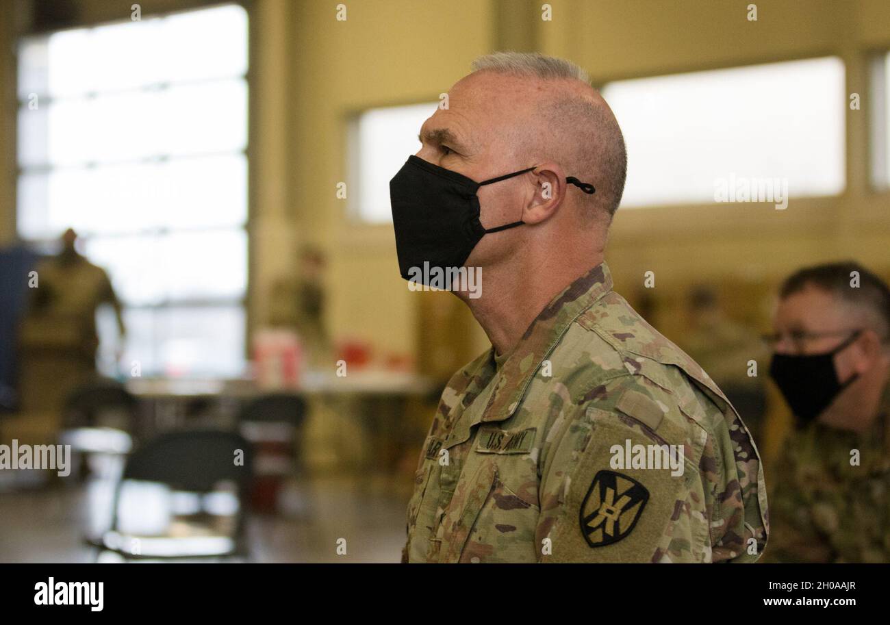 Brig. Gen. Jerry Martin, 135th ESC commanding general, receives COVID ...