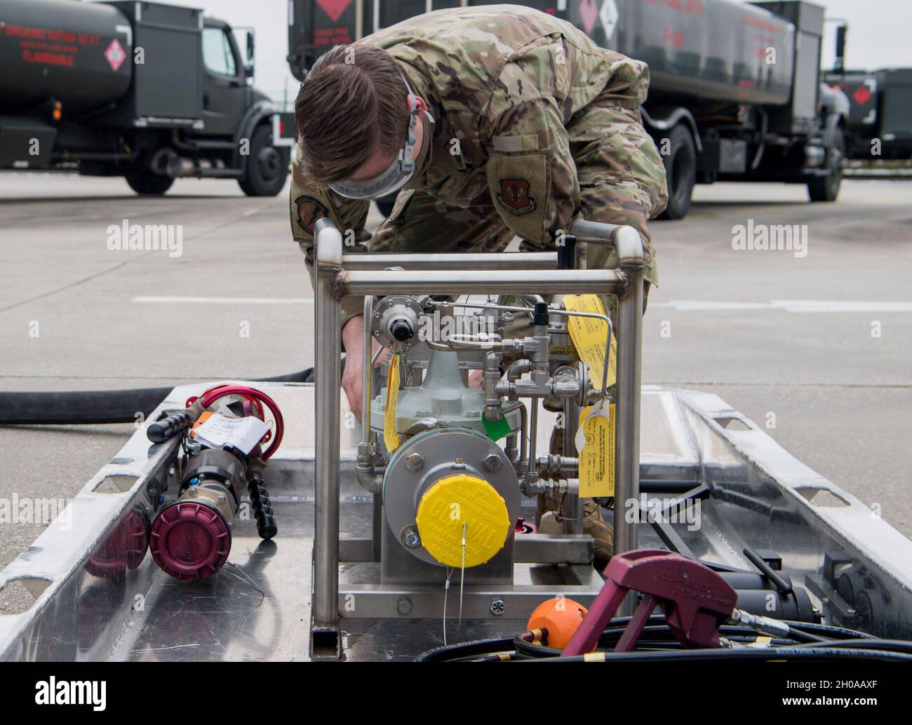 U.S. Air Force Airman 1st Class Spencer Hartung, 52nd Logistics ...