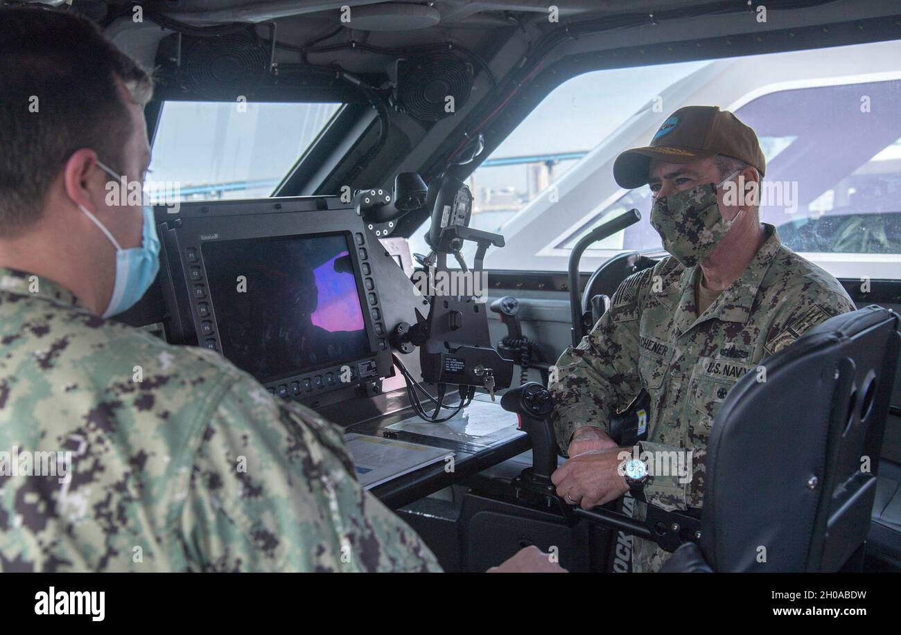 SAN DIEGO (Jan 7, 2021) Vice Adm. Roy Kitchener, commander, Naval ...
