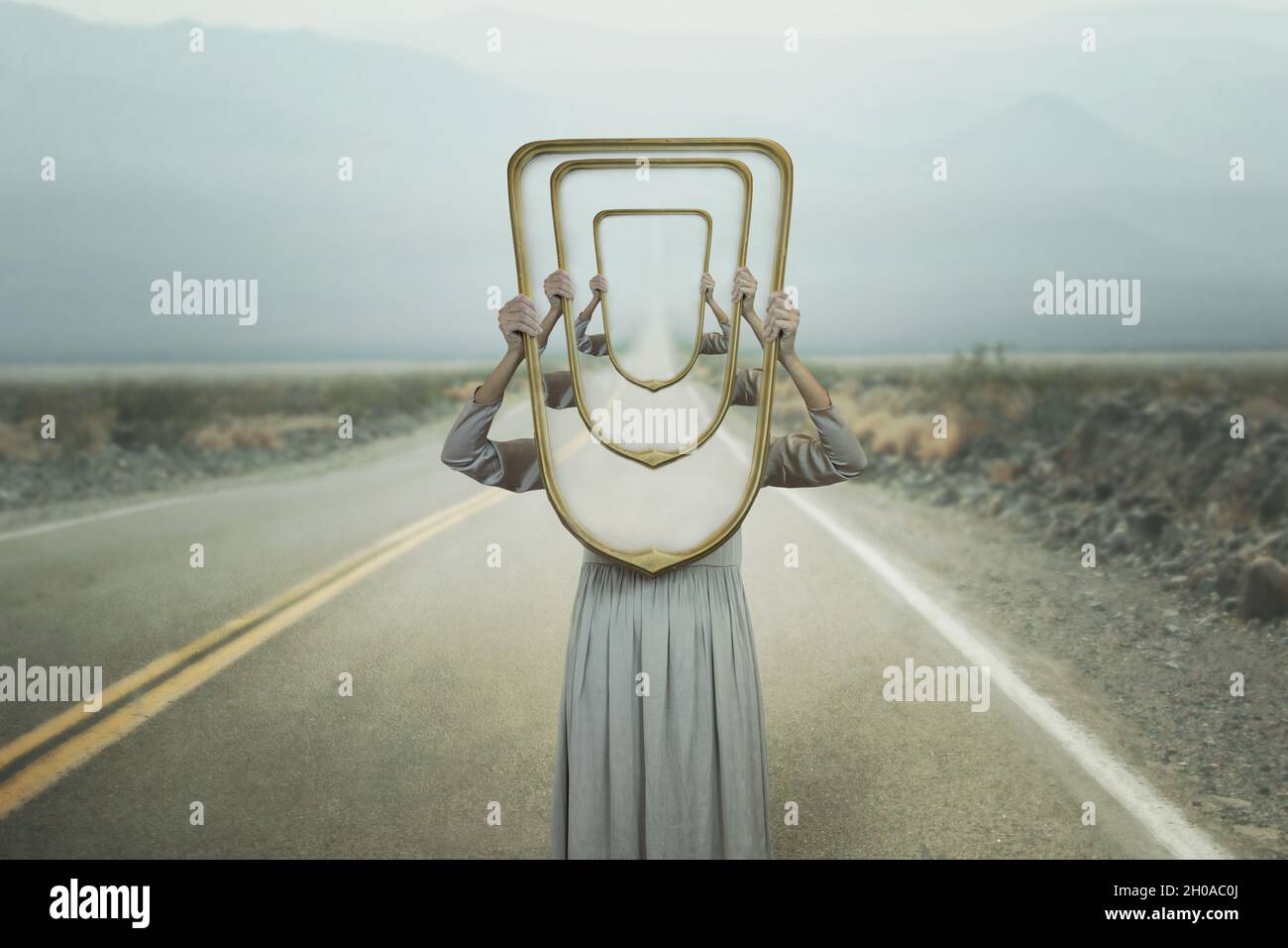 Surreal object in landscape hi-res stock photography and images - Alamy