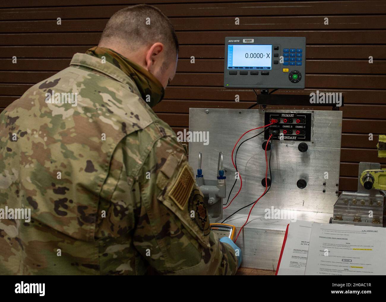 Staff Sgt. Steven Hall, 4th Component Maintenance Squadron centralized ...