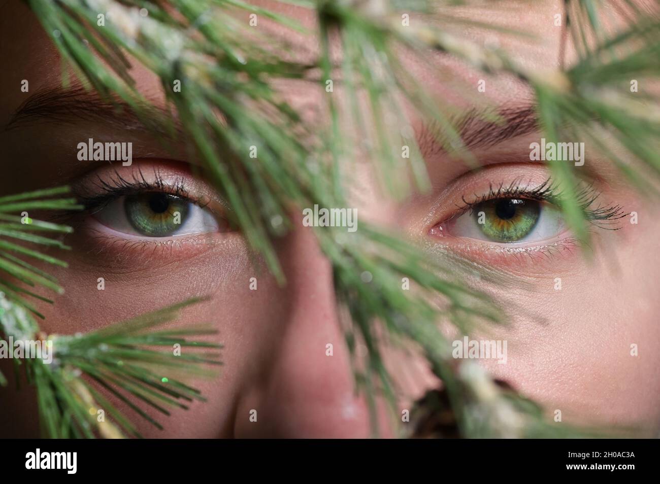 Woman mystery shadow on face hi-res stock photography and images - Alamy