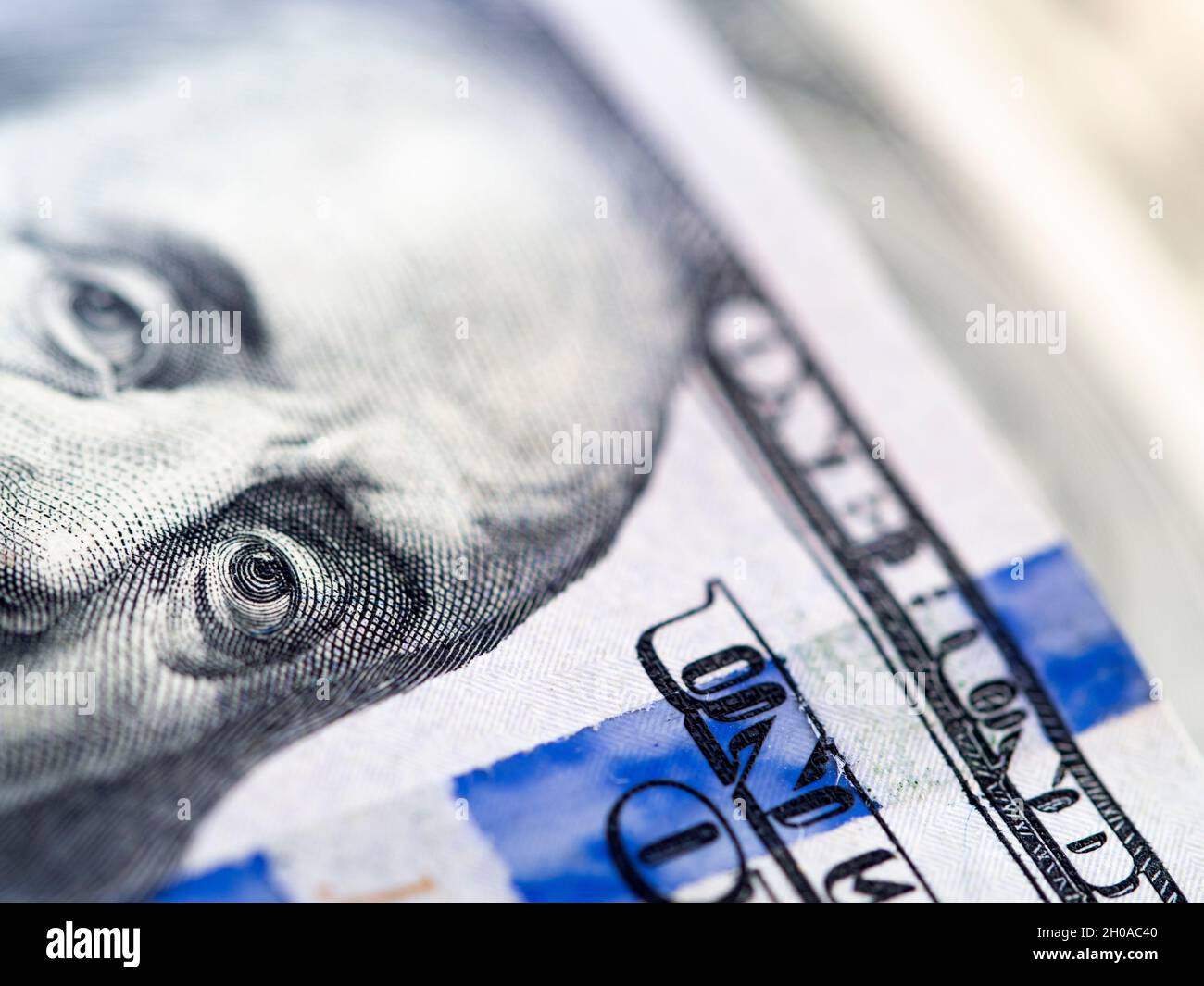 In this photo illustration background of 100 dollar bills Stock Photo ...