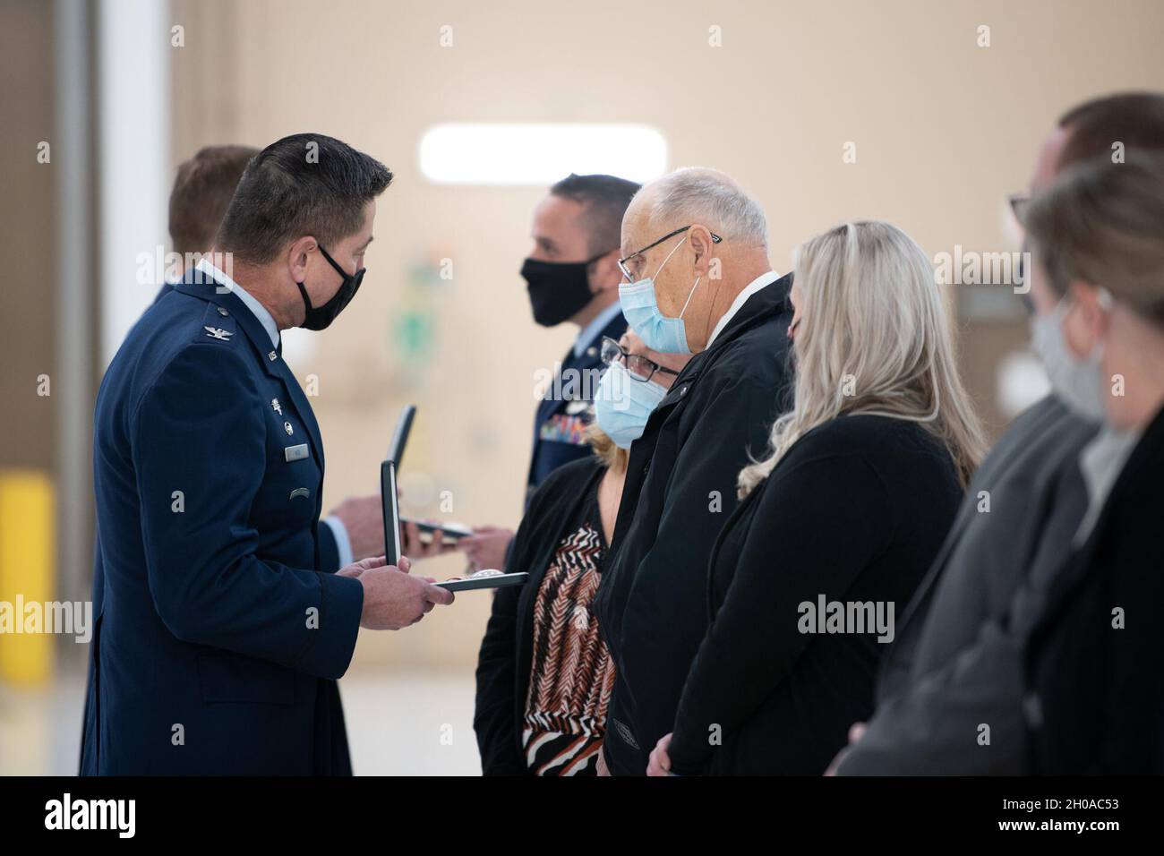 U.S. Air Force Col. Robert Heil, left, 60th Healthcare Operations ...