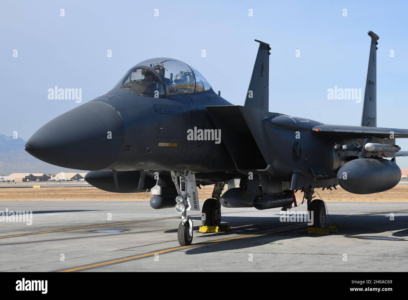 A combined reserve and active duty test team from Nellis Air Force Base ...