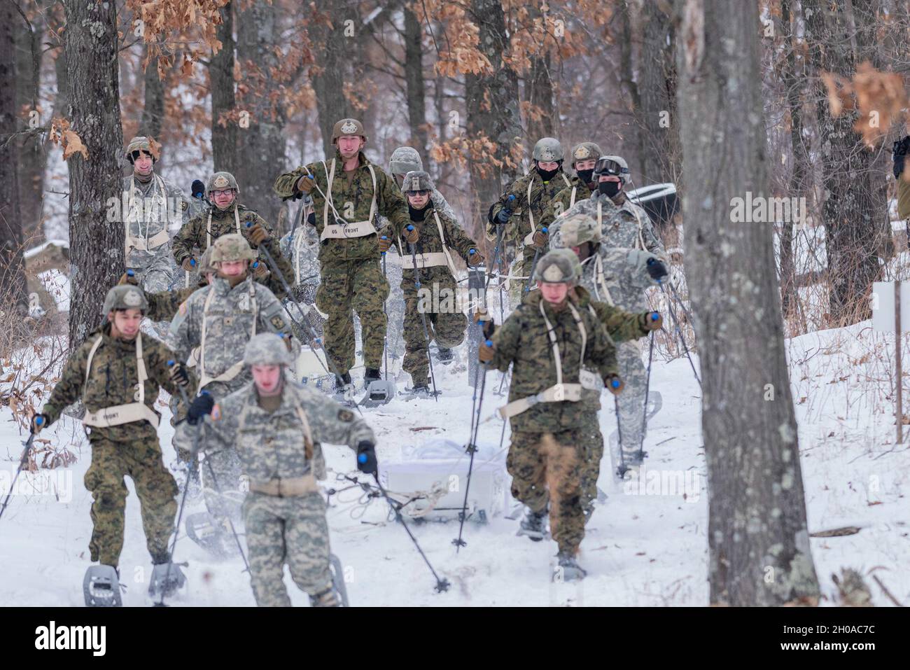 Students in the Cold-Weather Operations Course class 21-02 complete ...