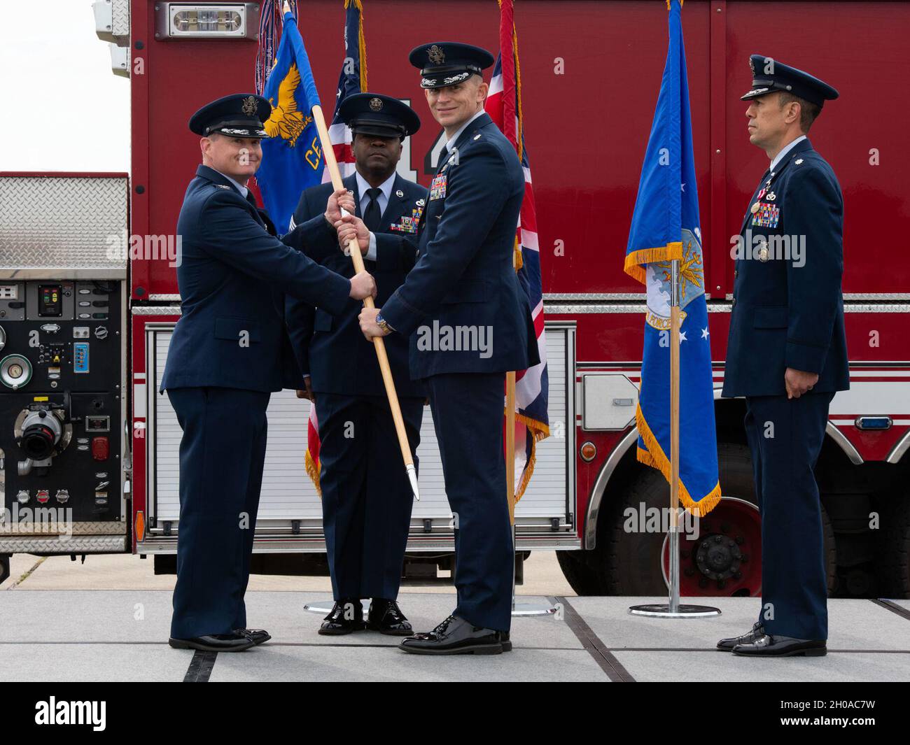 U.S. Air Force Col Dennis Phillips, 48th Mission Support Group ...