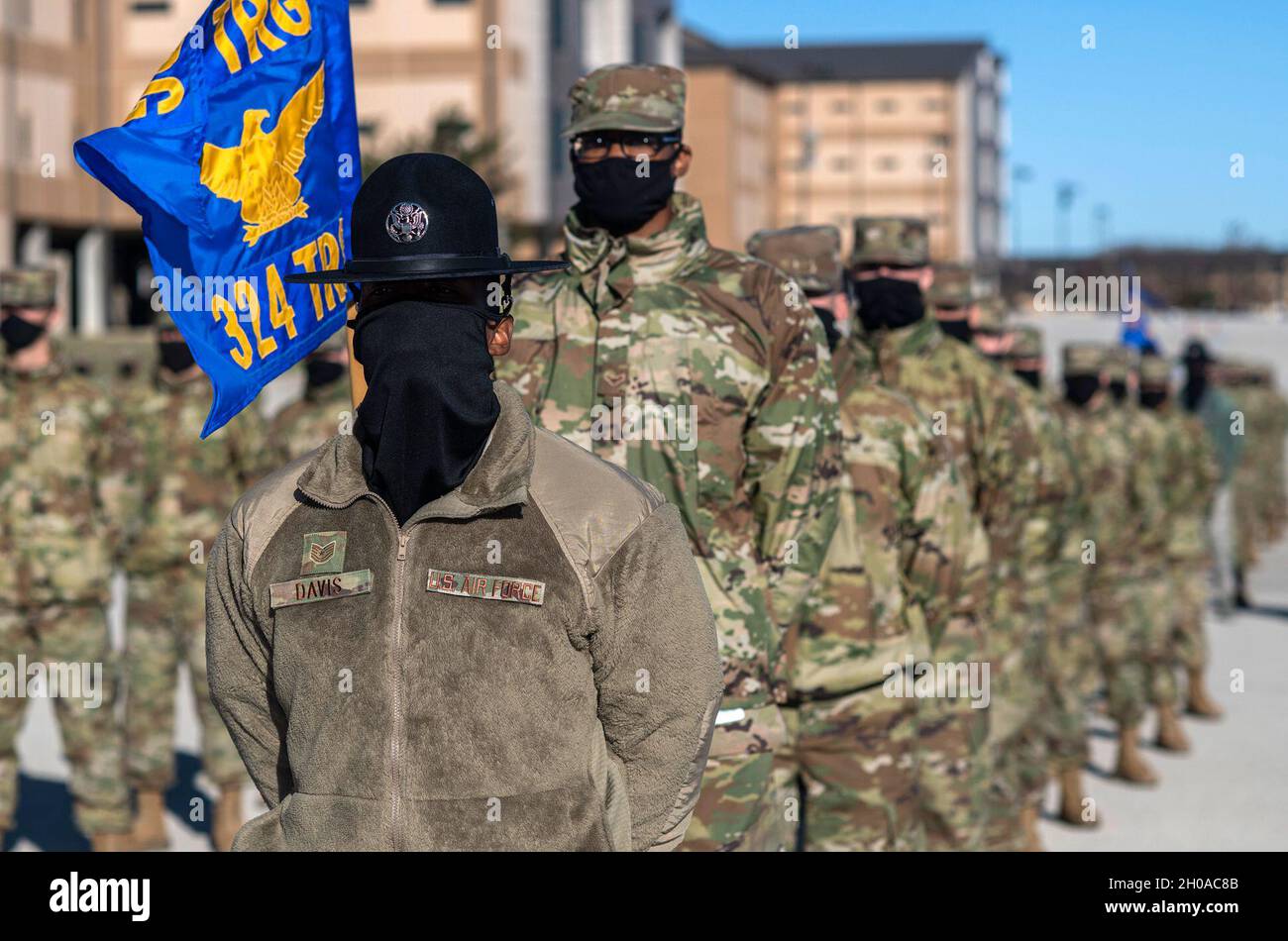 U.S. Air Force basic military graduation and coining ceremony is held ...