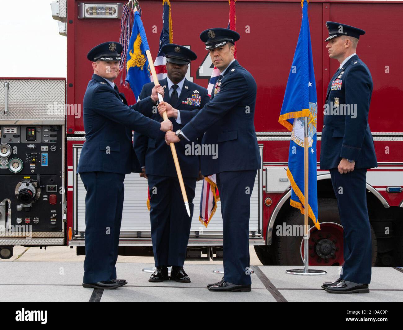 U.S. Air Force Col Dennis Phillips, 48th Mission Support Group ...