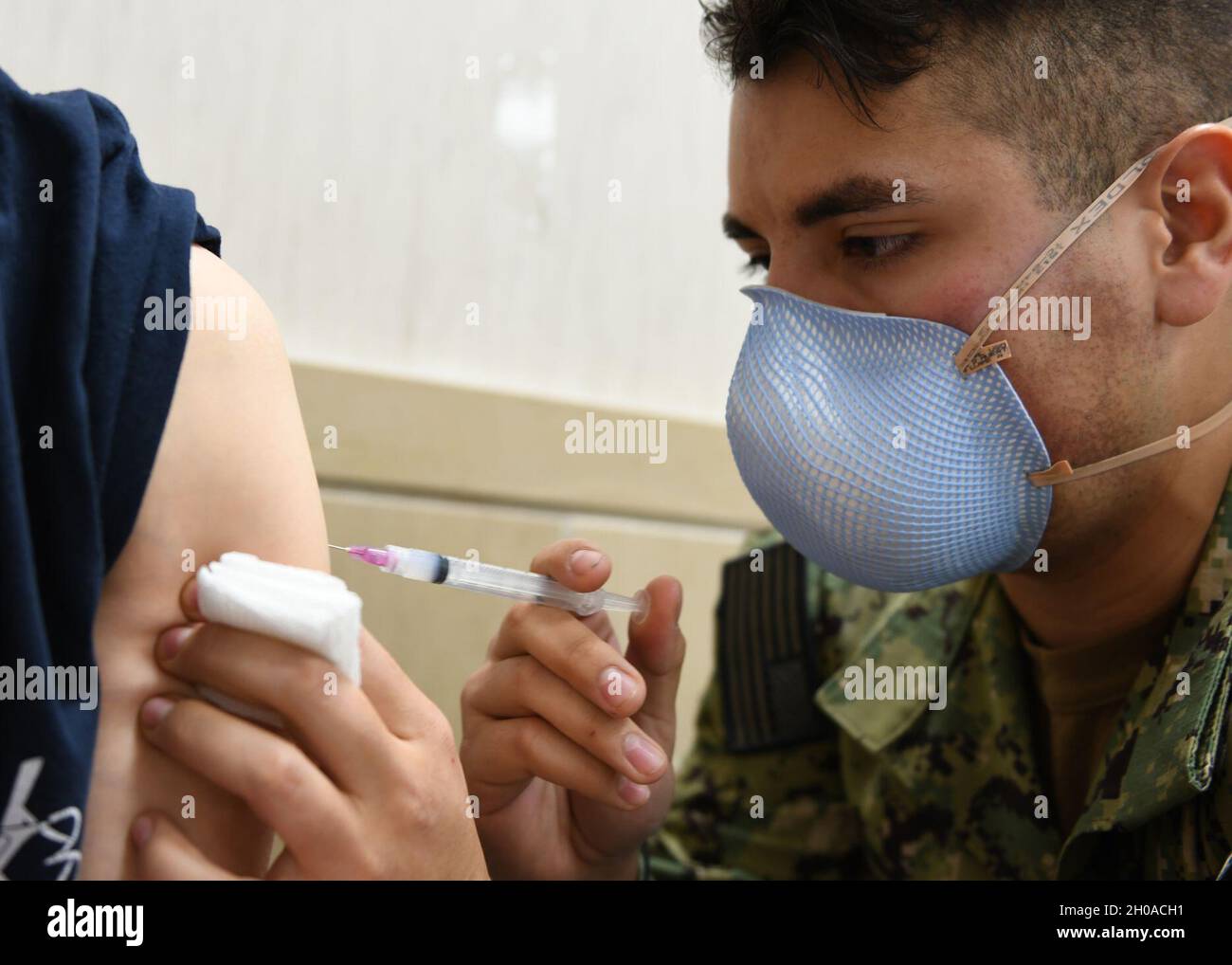 Hospitalman Juan Pablo Rojano, assigned to U.S. Naval Hospital Naples ...