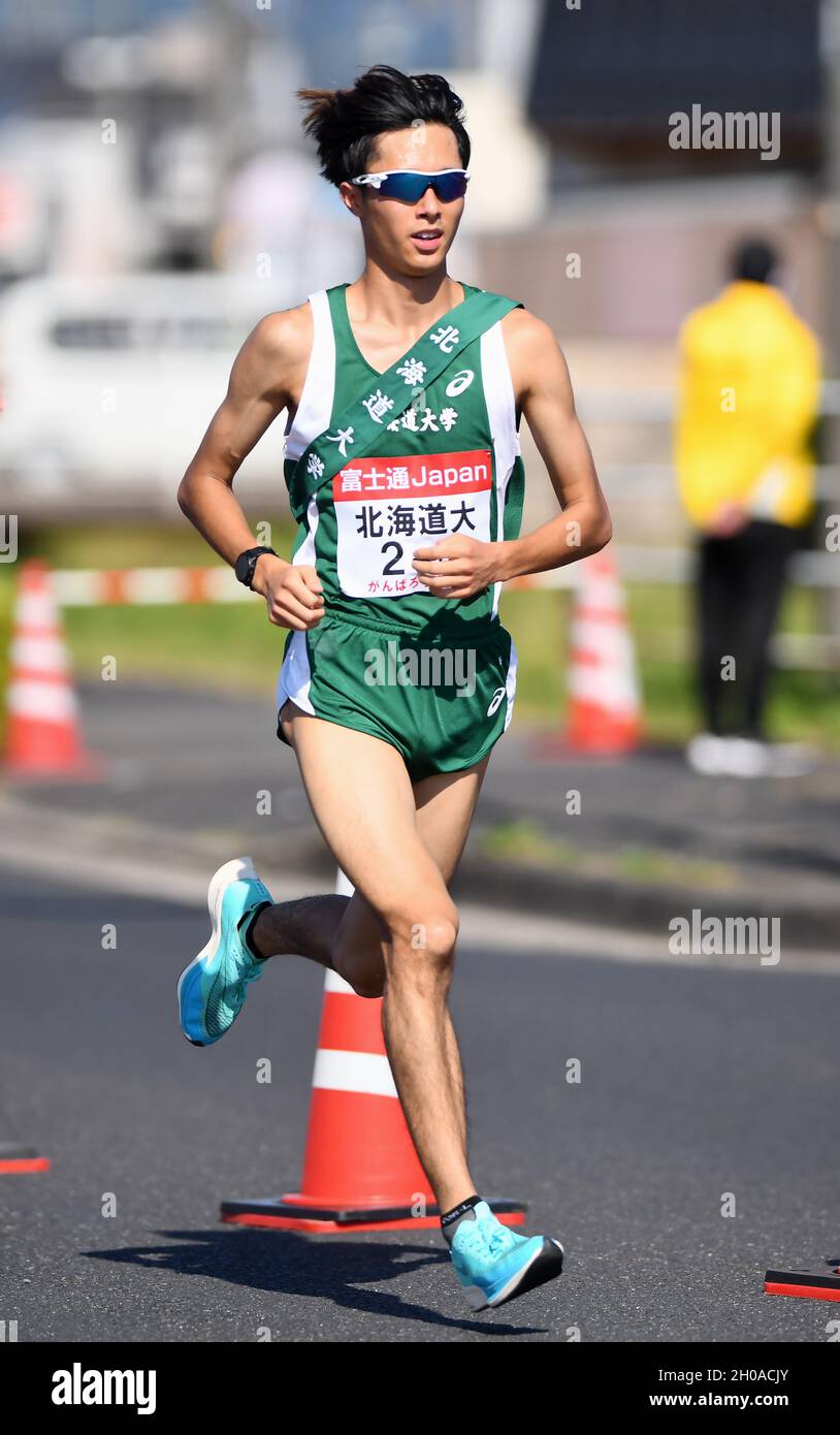 Izumo Japan. 10th Oct, 2021. Ryosuke Hayashi, October 10, 2021 - Ekiden : 4th section of The ...