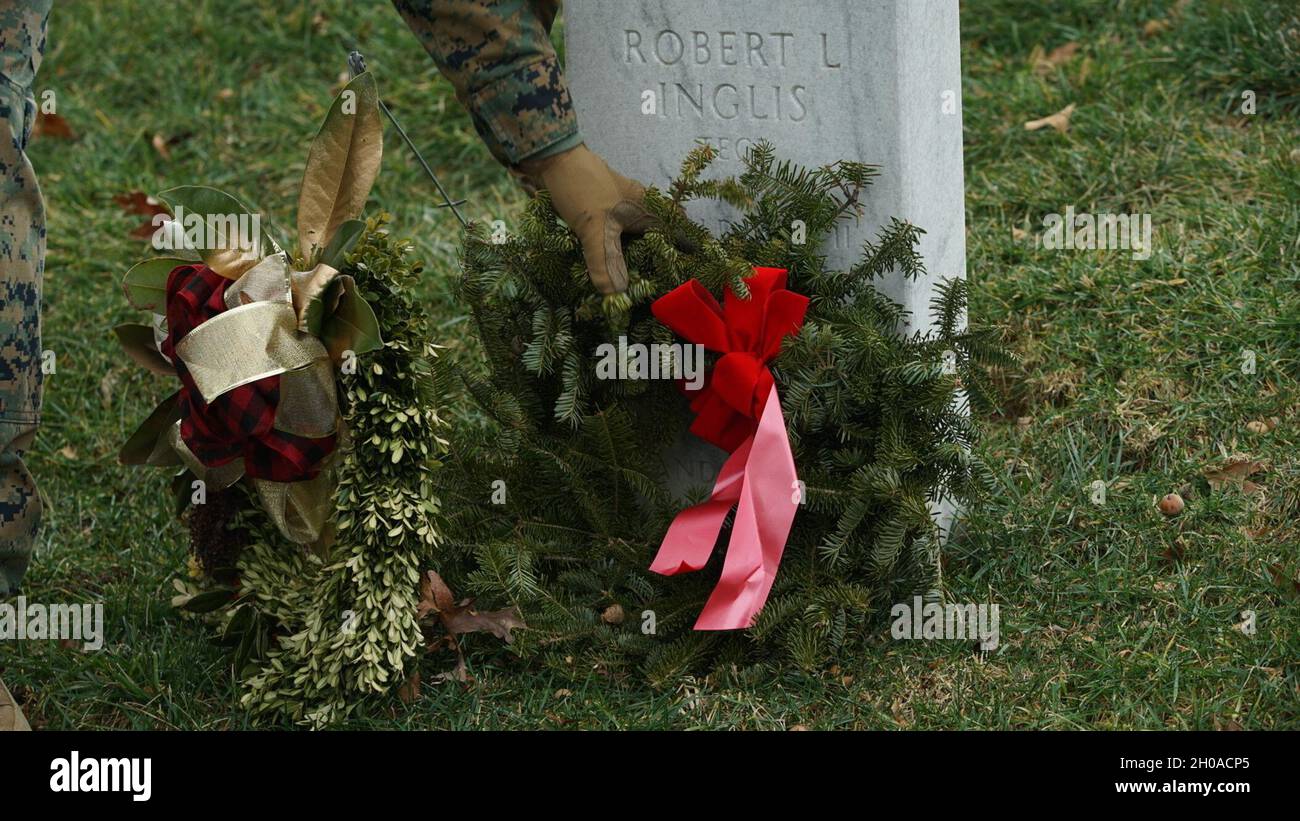 U.S. Marines join soldiers, sailors and airmen in picking up and ...