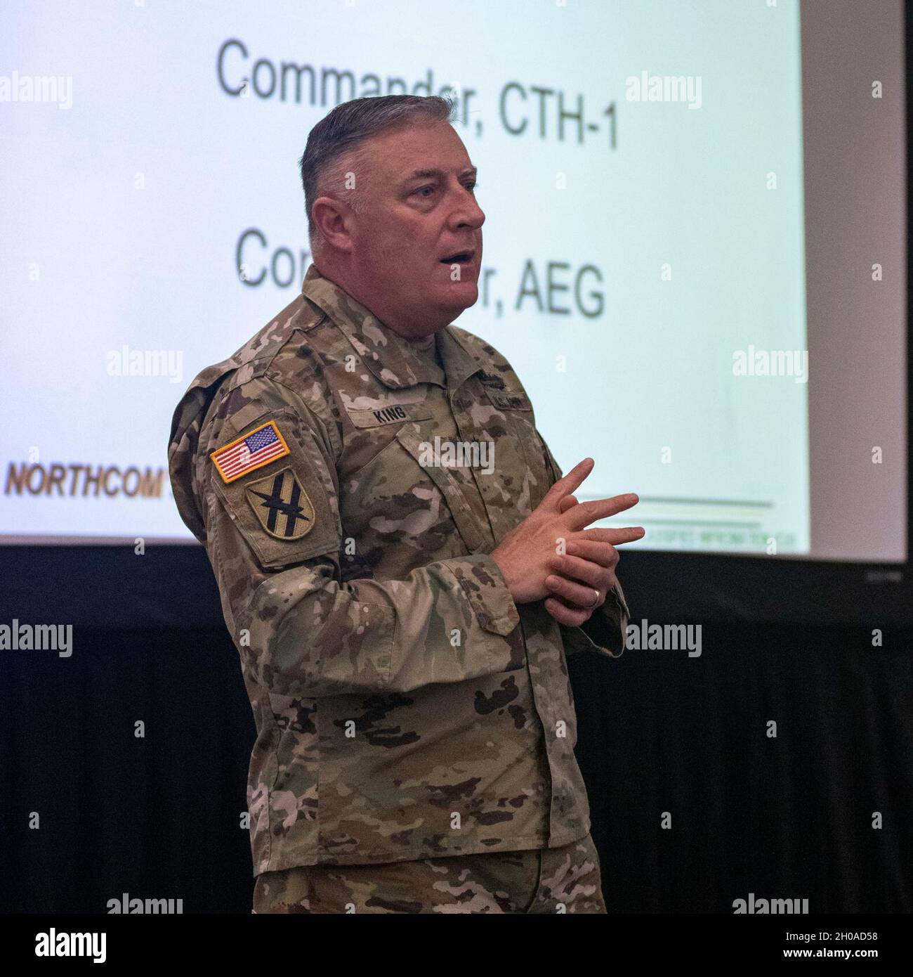 U.S. Army Maj. Gen. John King, commanding general of Task Force 51 ...