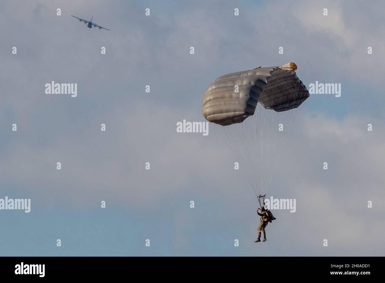 An Army soldier assigned to the 1st Battalion, 1st Special Force Group ...