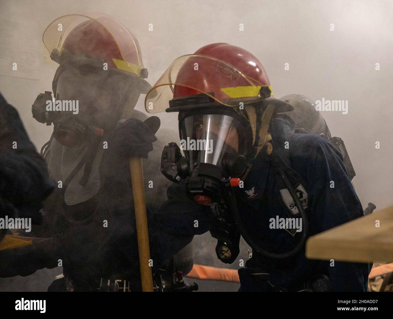 210108-N-LD903-1198 INDIAN OCEAN (Jan. 8, 2021) – U.S. Navy Engineman ...