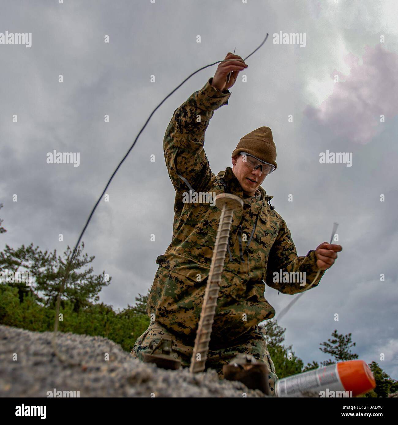 U.S. Marine Corps Sgt. Coy M. Moody, an explosive ordnance (EOD ...