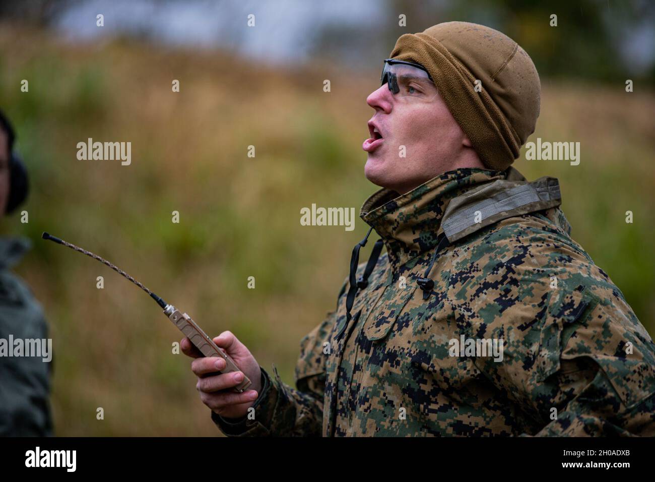 U.S. Marine Corps Sgt. Tim Allen, an explosive ordnance disposal (EOD ...