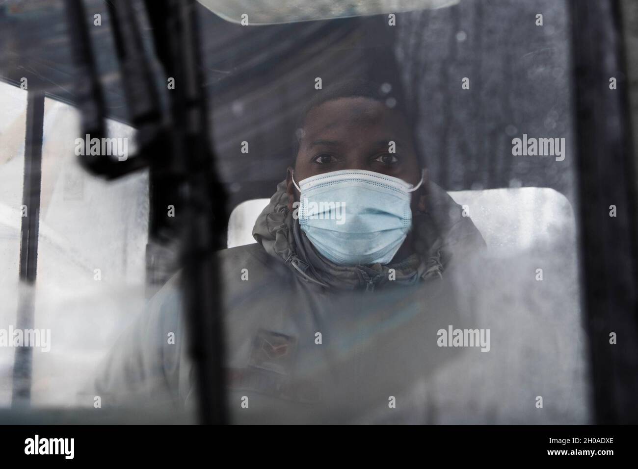 U.S. Air Force Senior Airman Nesby Pittman, 721st Aerial Port Squadron ...
