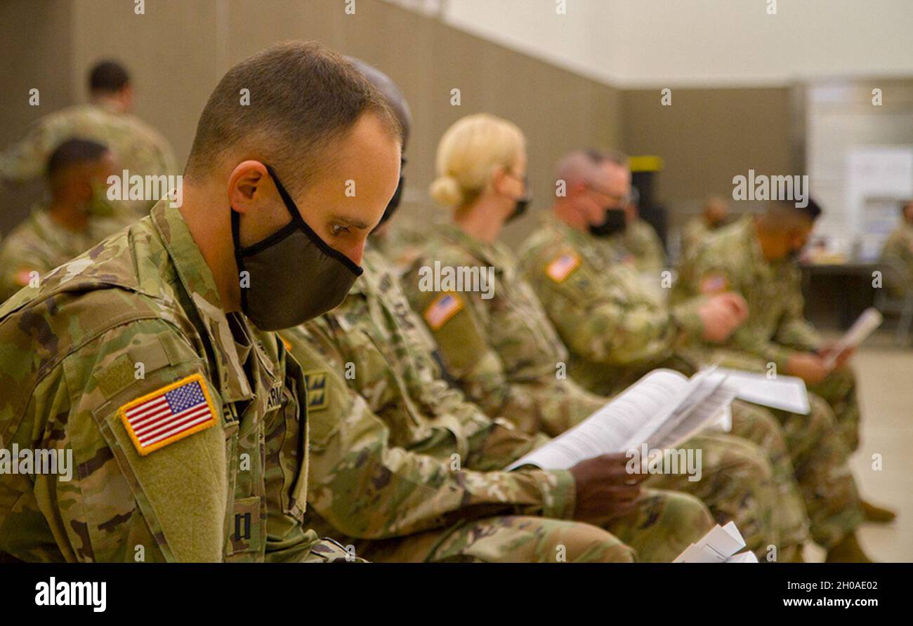 Army Capt. Nicholas Fasanella, headquarters company commander for the ...