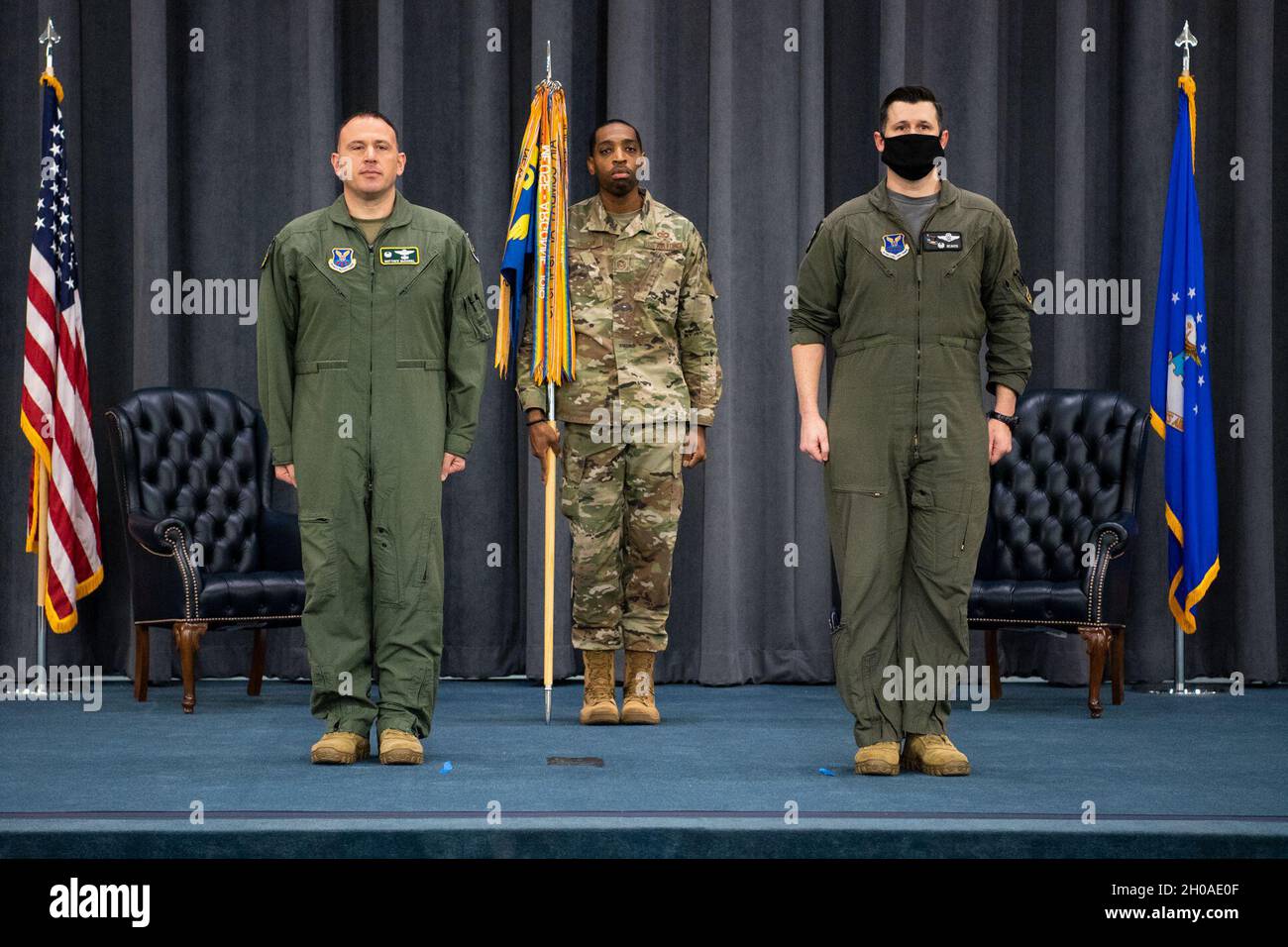 Col. Matthew McDaniel, 2nd Operations Group commander, and Lt. Col ...